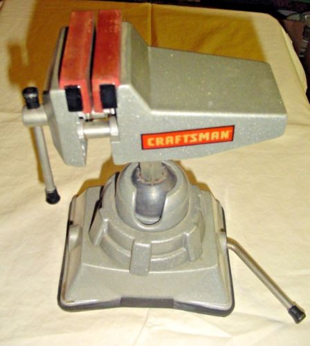 Vintage Craftsman Suction Cup Table/Bench VISE #9518 Jewelers Gunsmith ...