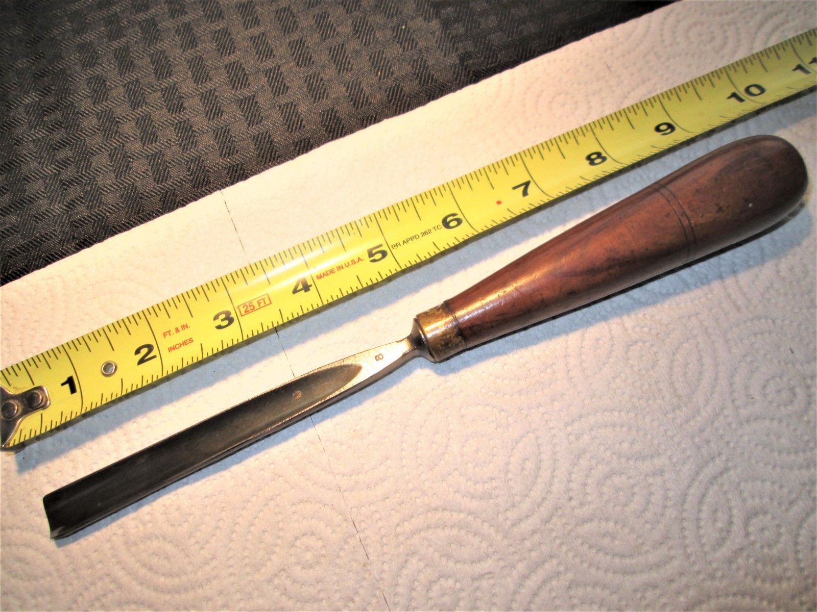 1/2" S.J.Addis #8 Tang Carving Gouge -- Antique Price Guide Details Page