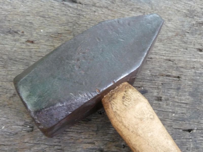 Big 4 lb. 15 oz. Blacksmith/Anvil/Forge Cross Pein Striking Hammer ...