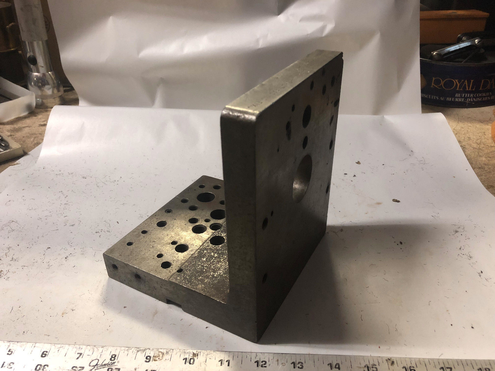 MACHINIST South Bend Atlas LATHE MILL Machinist Set Up Angle Plate ...