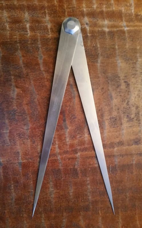 VINTAGE STARRETT 12" DIVIDERS -- Antique Price Guide Details Page