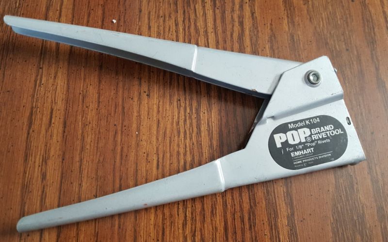Vintage "Pop" Rivetool K104 USM Corp. USA Sets 1/8 dia. rivets ...