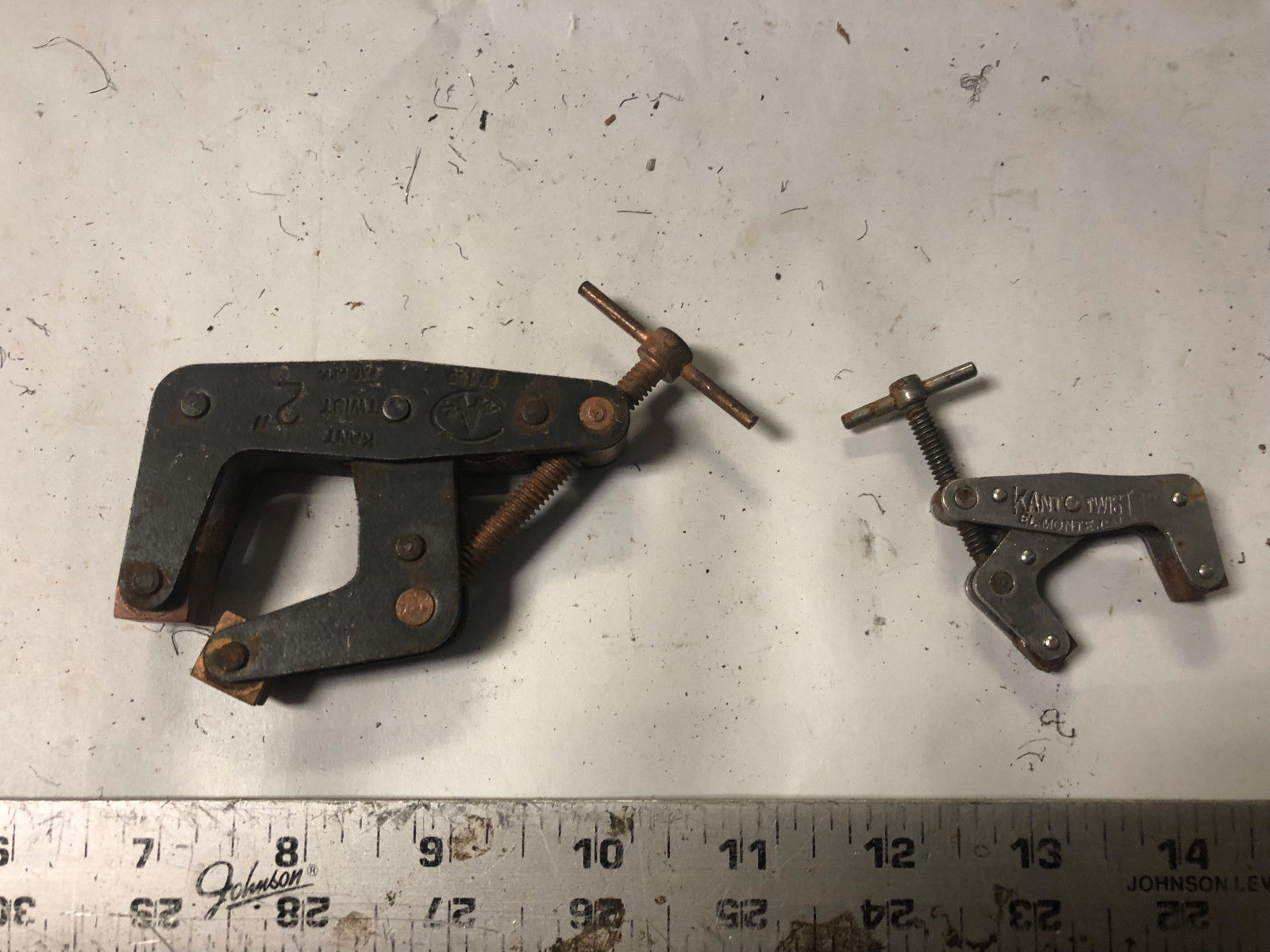 MACHINIST South Bend Atlas LATHE MILL 2 Kant Twist Clamps for Set Up ...