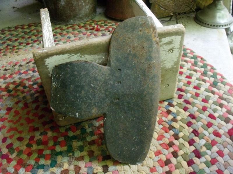 Antique Iron Broad Axe Ax Head Farm Auction Find -- Antique Price Guide ...
