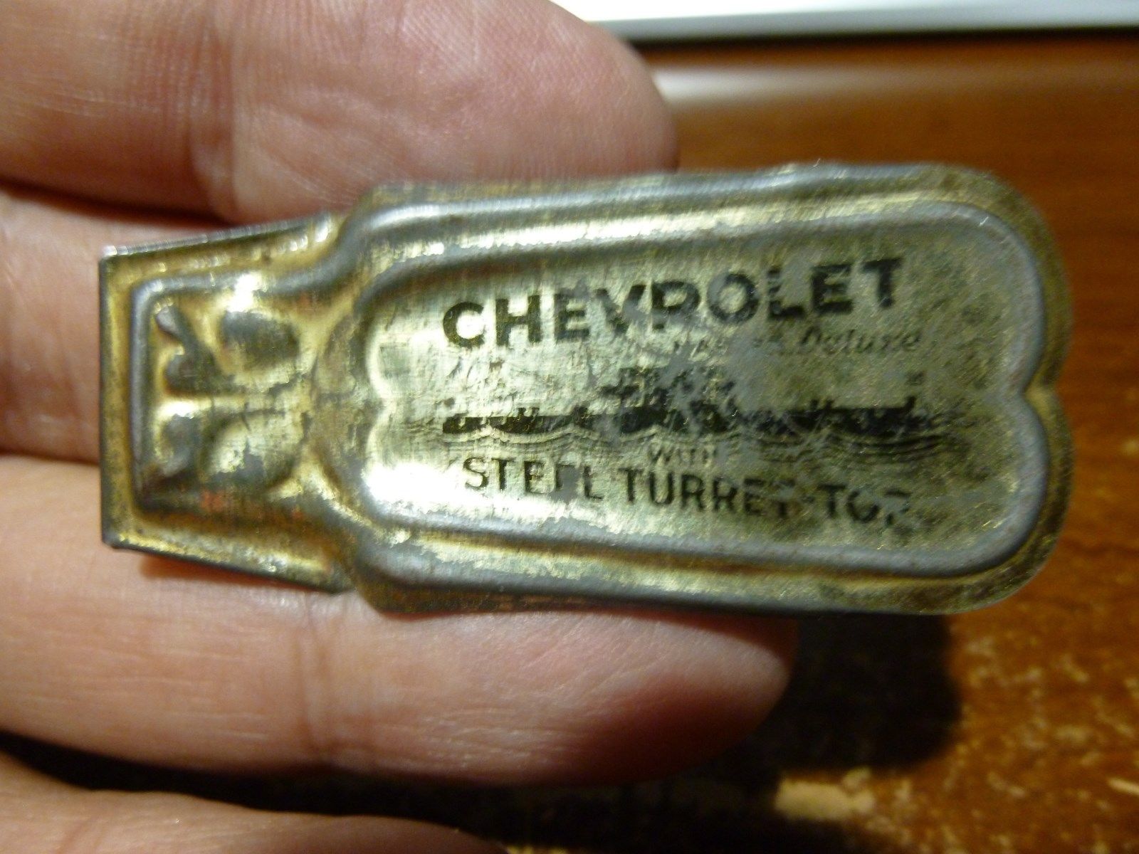 Chevrolet Advertising Master Delux Steel Turret Top Toy Clicker ...
