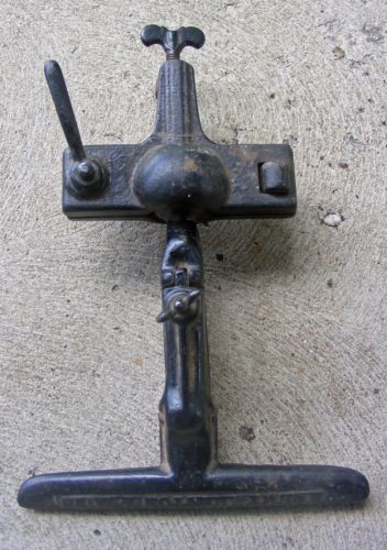 Antique Henry Disston & Sons Hand Saw Sharpening Vise Clamp Ball ...