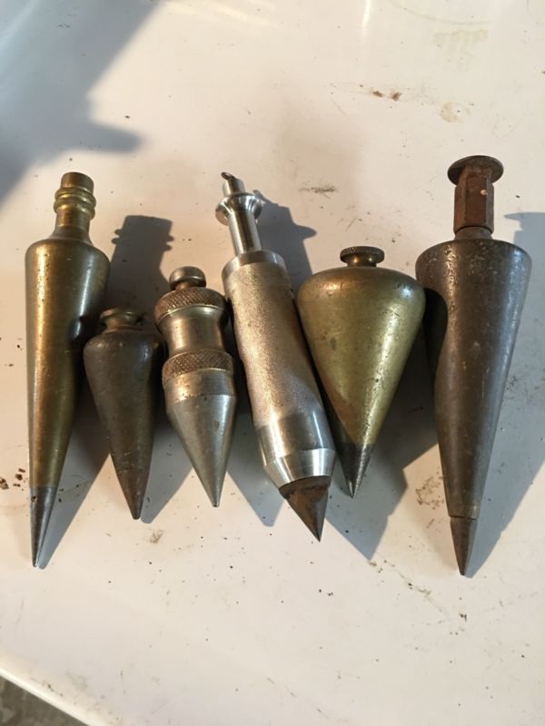 Rare Vintage Plumb Bob Collection Six Total -- Antique Price Guide ...