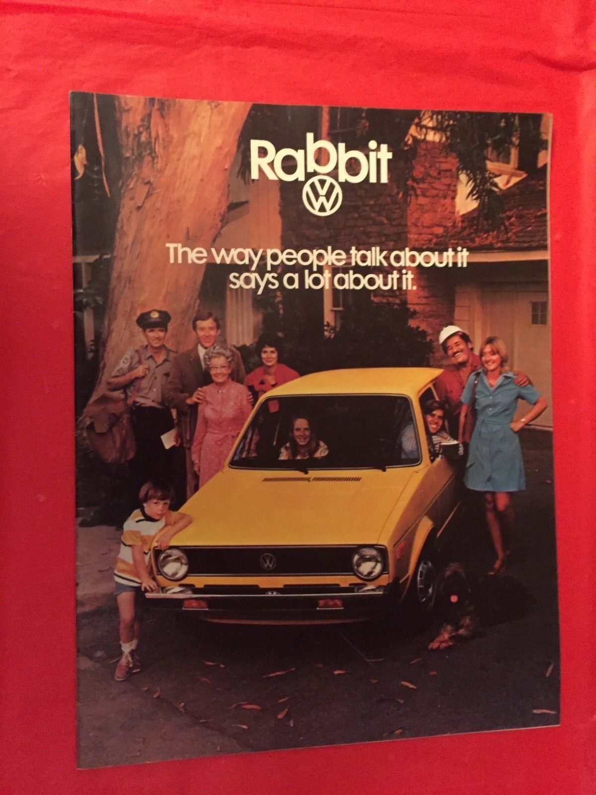 1976 Volkswagen "Rabbit" Car Dealer Sales Brochure -- Antique Price ...