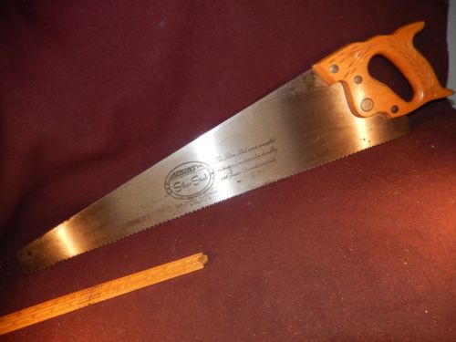 Atkins hand saw, silver steel, 8 point, collectible-user -- Antique ...