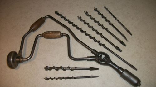 Vintage corner drill brace ~ Miller Falls No. 502 with KEEN KUTTER ...
