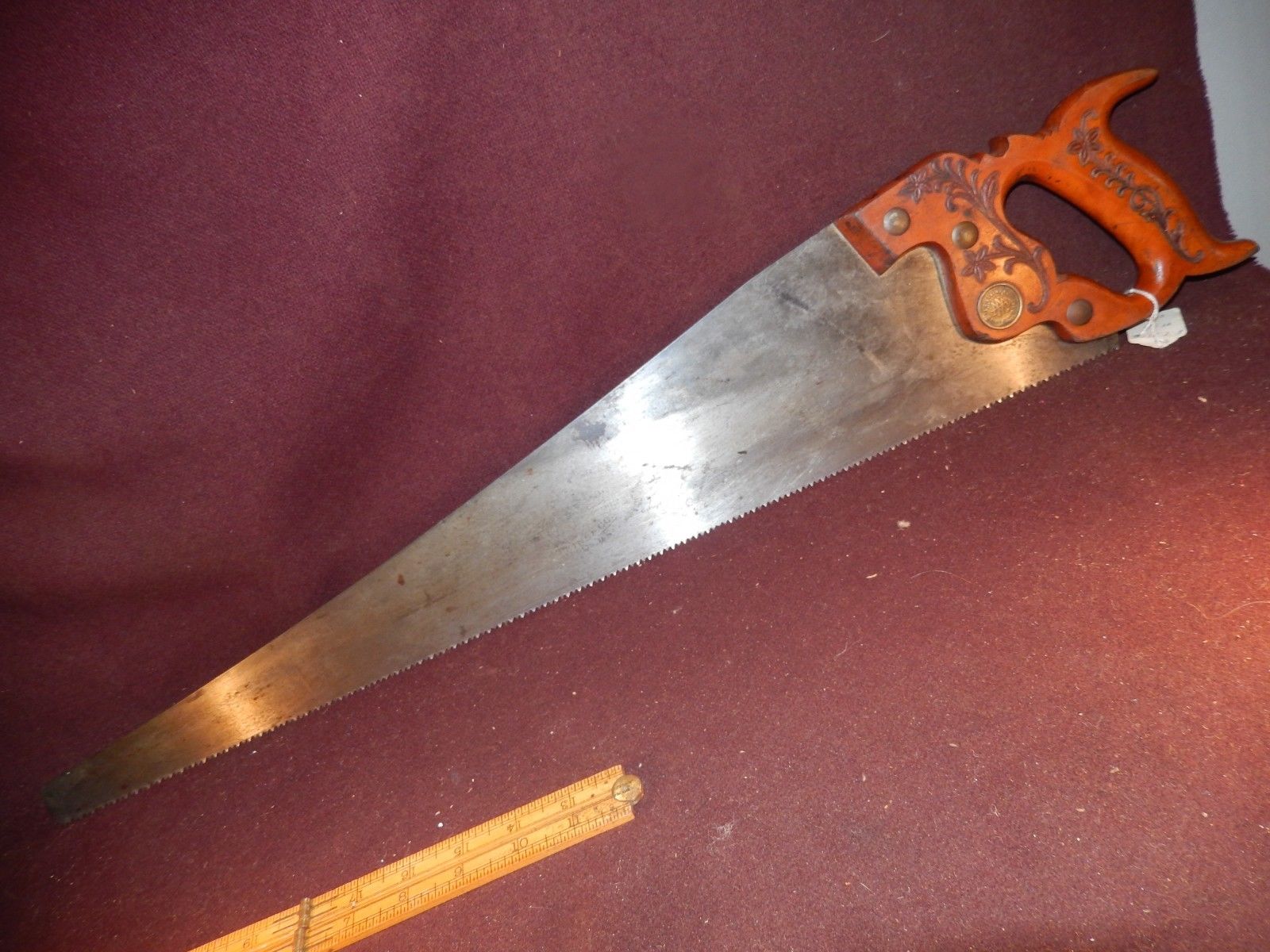 Atkins hand saw, 53, str-shr, collectible-user -- Antique Price Guide ...