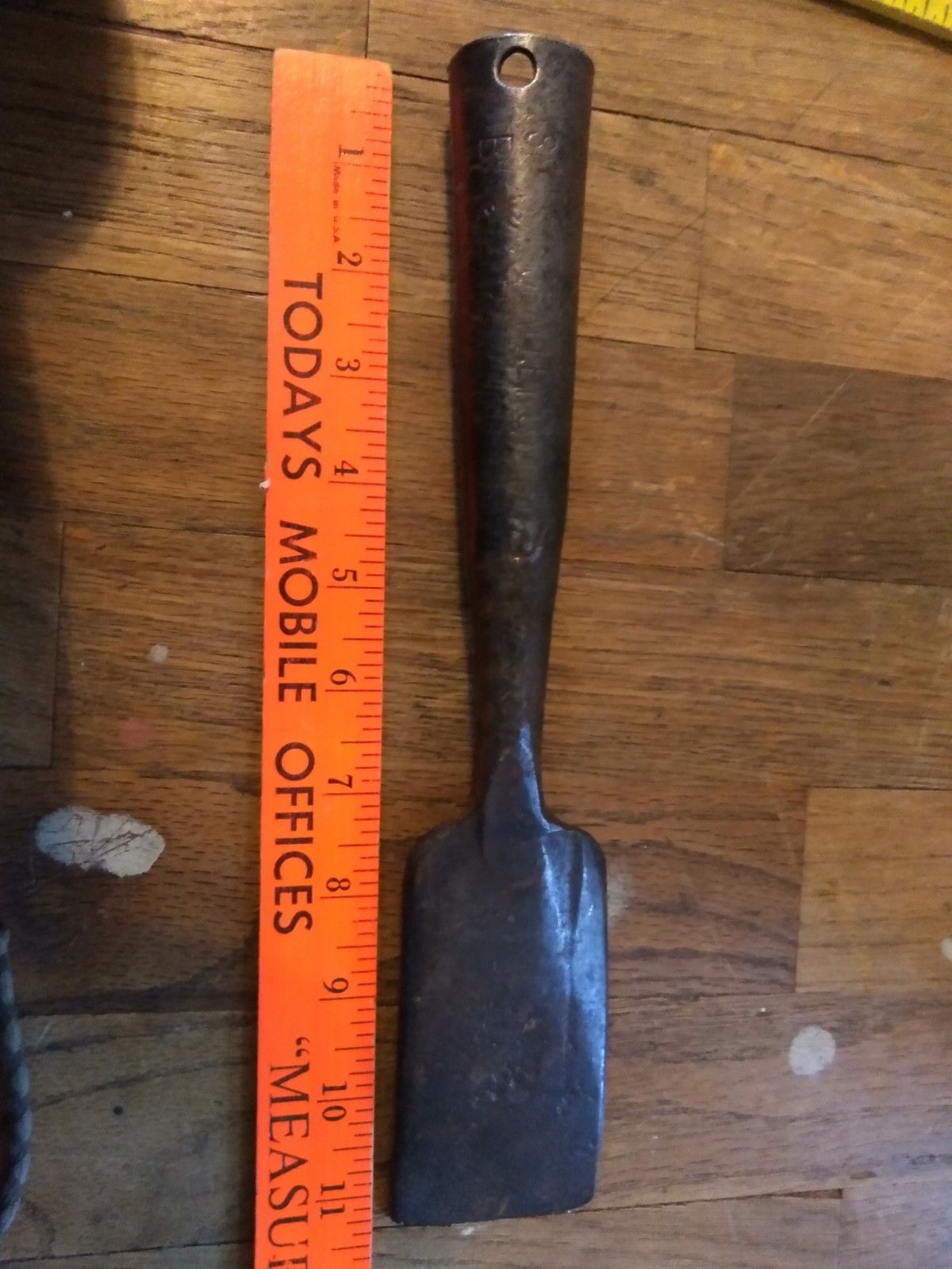 Antique SPUD Snow & Nealley Bangor, Maine Bark Spud Log Cabin Peeler ...