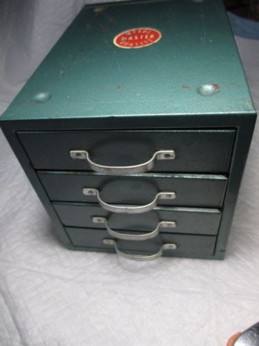 Vintage Wards Master Quality 4 Drawer Parts Cabinet. industrial decor ...