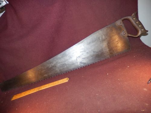 Disston docking saw, cast handle, collectible-user -- Antique Price ...