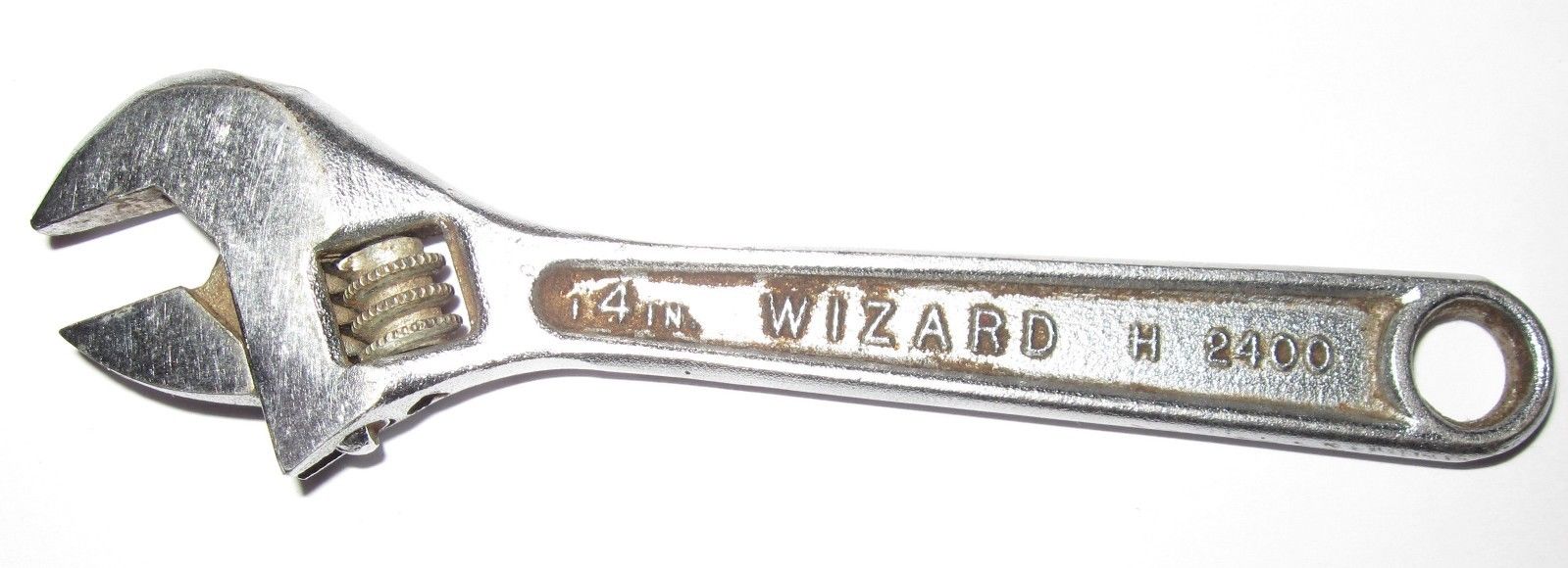 No. 2400 Wizard 4 Inch Adjustable Wrench Pocket size -- Antique Price ...