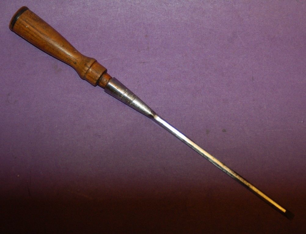 VINTAGE GREENLEE 1/4" WIDE SOCKET CHISEL - NICE EXTRA LONG PARING ...