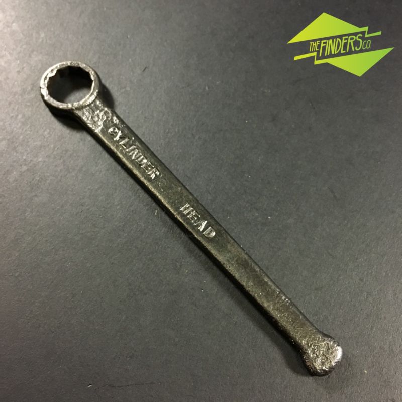 VINTAGE GENUINE MG TC TD Y-TYPE CYLINDER HEAD SPANNER TOOL KIT WRENCH ...