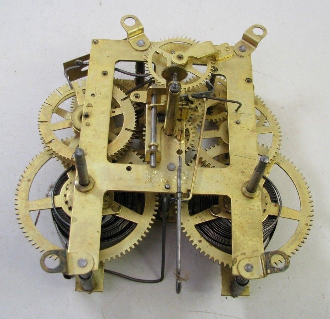 ANTIQUE INGRAHAM MANTEL SHELF CLOCK MOVEMENT PARTS REPAIR -- Antique ... ANTIQUE INGRAHAM MANTEL SHELF CLOCK MOVEMENT PARTS REPAIR -- Antique ...