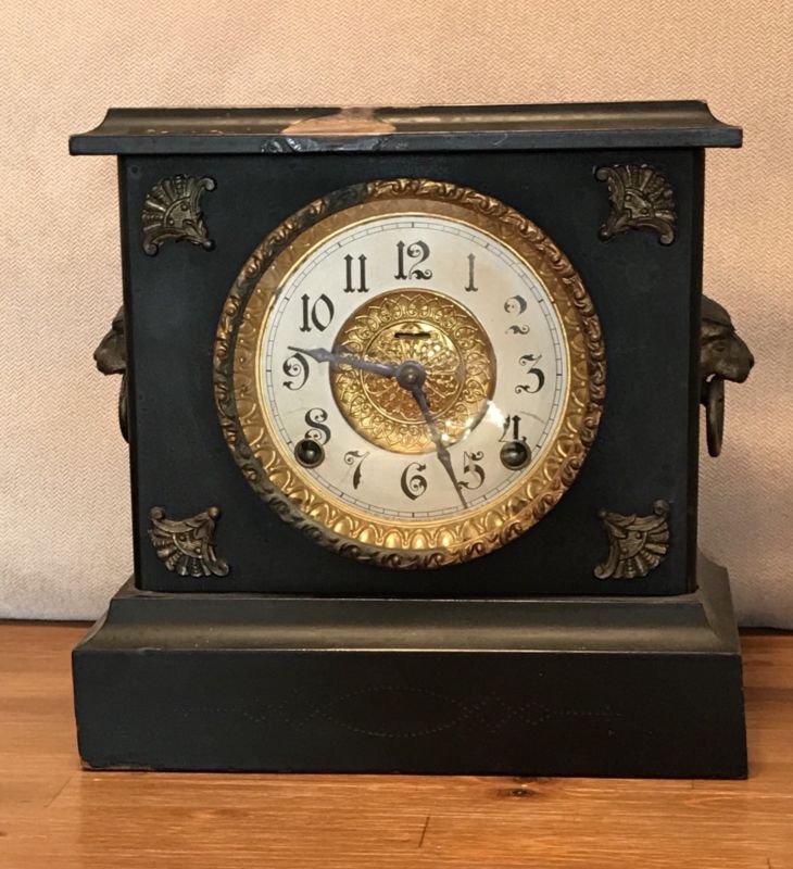 ANTIQUE E. INGRAHAM MANTEL CLOCK USA -- Antique Price Guide Details Page