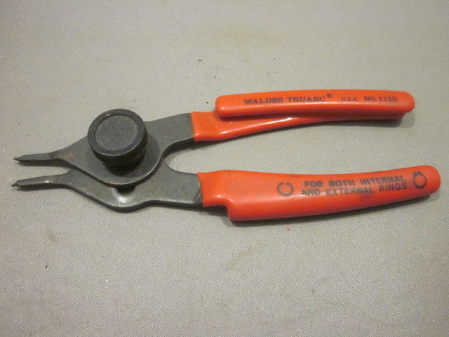 Waldes Truarc No. 1120 Used Vintage Snap-Ring Pliers Angle INTERNAL AND ...