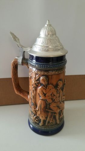 German Original Gerzit Gerz Lidded Beer Stein -- Antique Price Guide ... German Original Gerzit Gerz Lidded Beer Stein -- Antique Price Guide ...