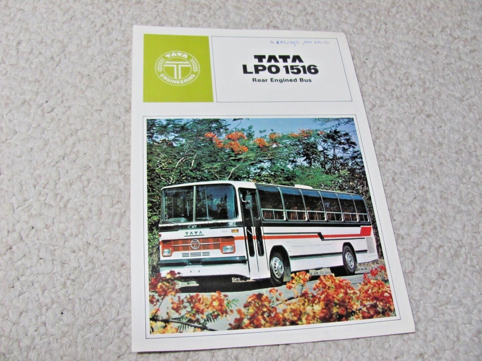 1981 TATA LPO 1516 (INDIA) SALES BROCHURE... -- Antique Price Guide ...