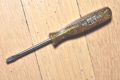 Vintage Snap-on 50th Anniversary Metal Flake Gold Screwdriver 1920-1970 ...