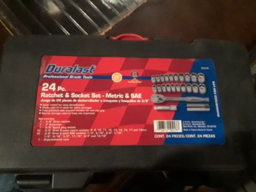 DURALAST 24 PC RATCHET AND SOCKET SET -- Antique Price Guide Details Page