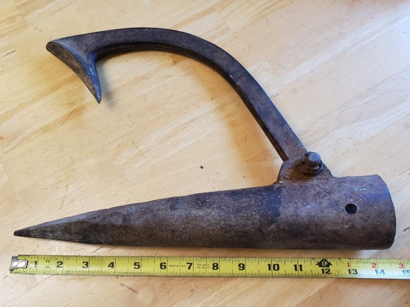 Vintage Warren Axe & Tool Co Log Peavey Head With Spike! Antique ...