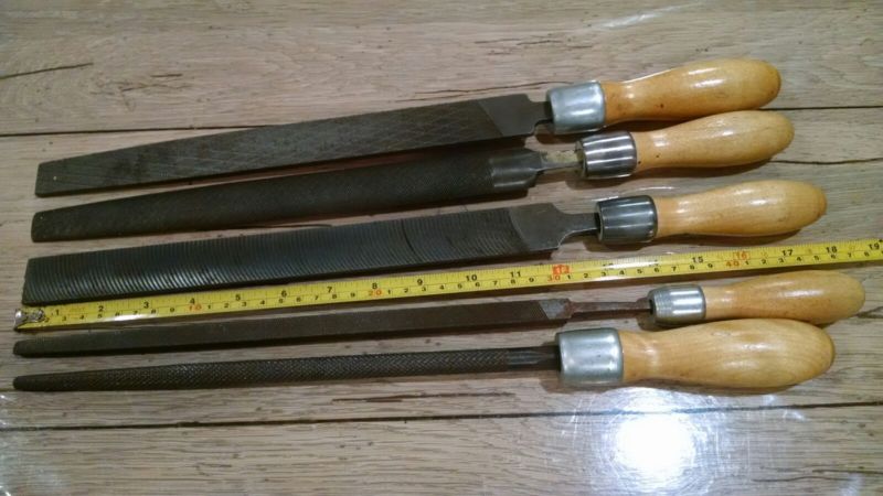5 vintage antique files rasps blacksmith -- Antique Price Guide Details ...