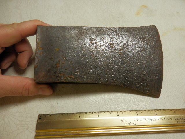 Vintage Cast Iron Ax Axe Head no name -- Antique Price Guide Details Page