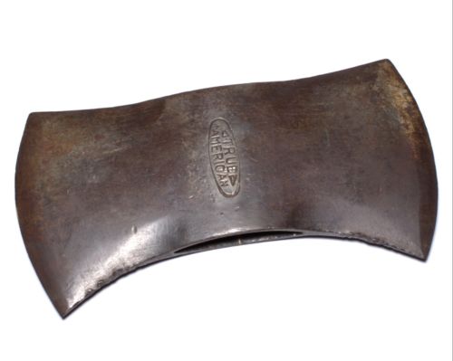 Vintage 4 1/4 Lb. MANN - TRUE AMERICAN Double Bit AXE -- Antique Price ...