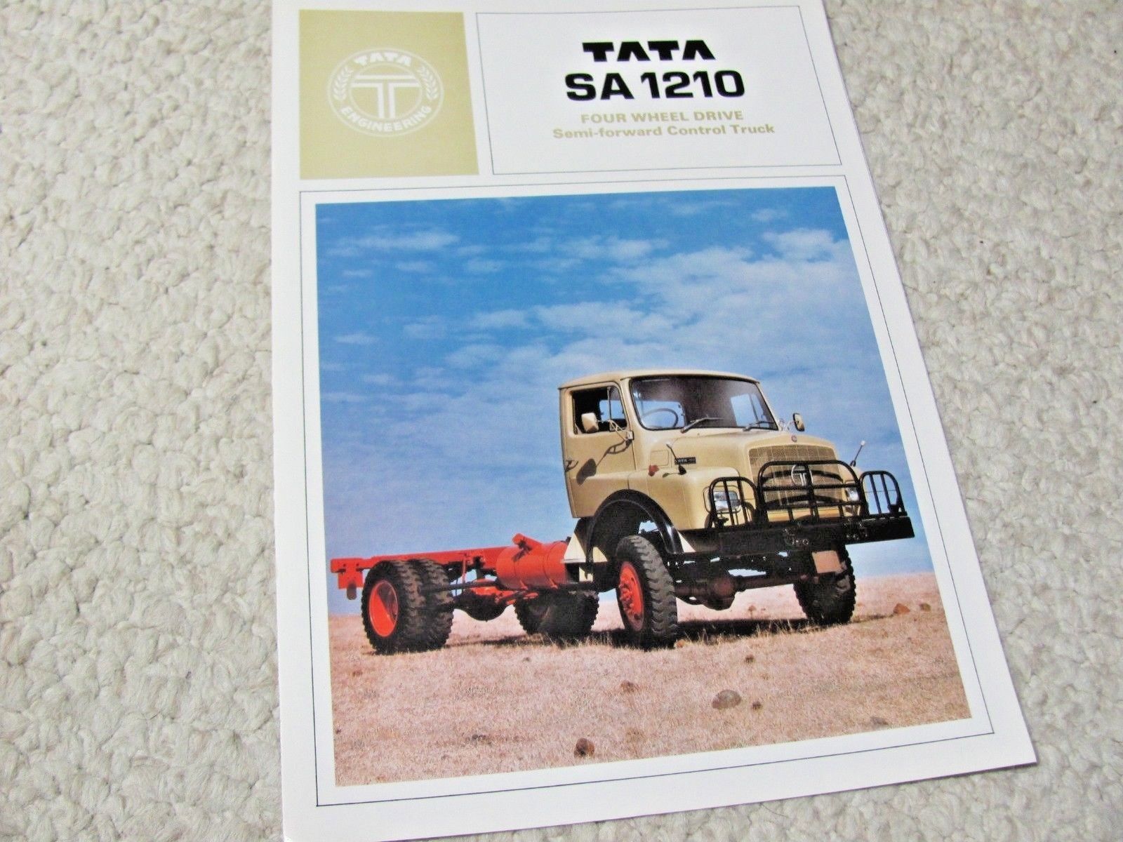 1980''s TATA SA 1210 (INDIA) SALES BROCHURE..... -- Antique Price Guide ...