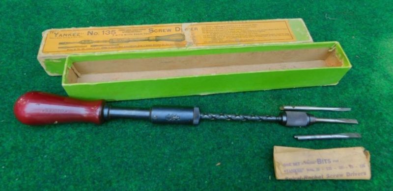 Yankee North Brothers #135 Spiral Screw Driver in Box WWII Era ...