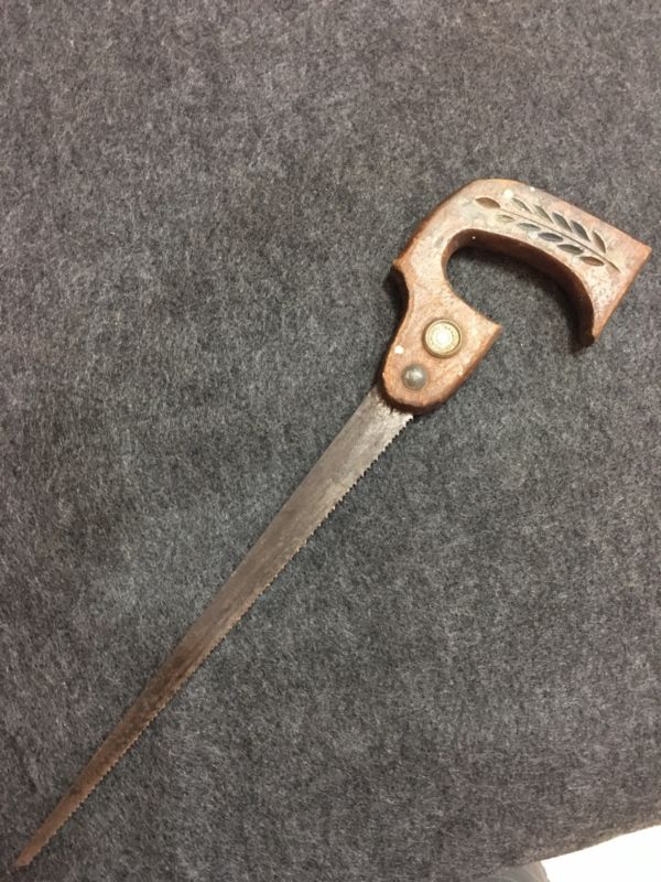 Vintage Rare Exquisite Design Phenix 19" Narrow Hand Saw -- Antique ...