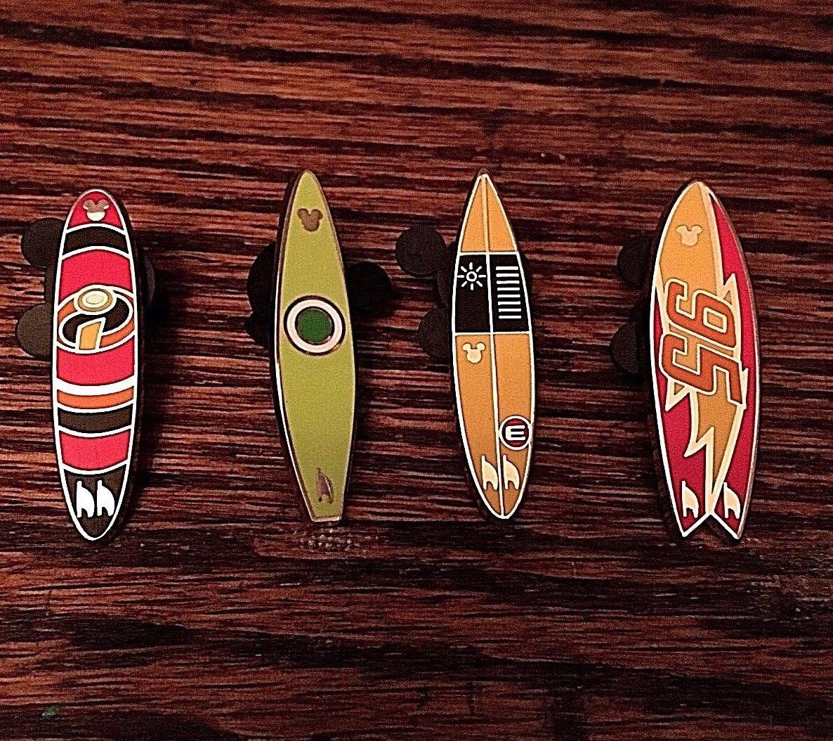 Disney Hidden Mickey 2018 Surf Boards Pixar Pins Disney Pins (4) NEW ... Disney Hidden Mickey 2018 Surf Boards Pixar Pins Disney Pins (4) NEW ...