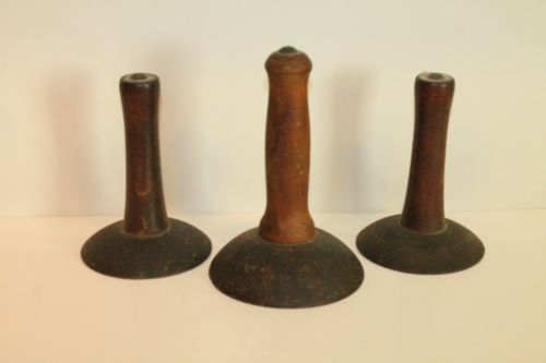 Set Of 3 Vintage Hog Pig Hide Hair Scraper Tool Butcher Primitive ...