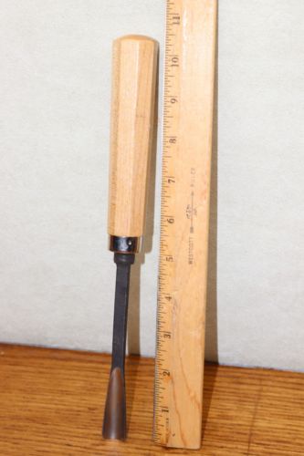 OLD TOOLS 5/8" ~ 16mm No. 7 SWEEP STRAIGHT WOOD CARVING GOUGE FISHTAIL ...