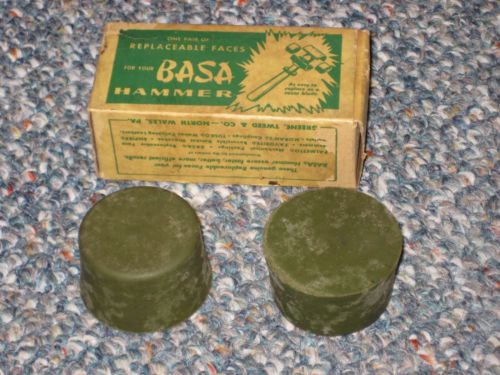 Vintage Greene Tweed #4 Basa hammer replacement heads faces in original ...
