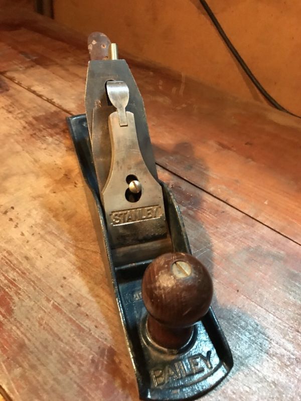 STANLEY BAILEY JOINTER PLANE No. 5 14" SWEETHEART LOGO. US.PAT, APR-19 ...