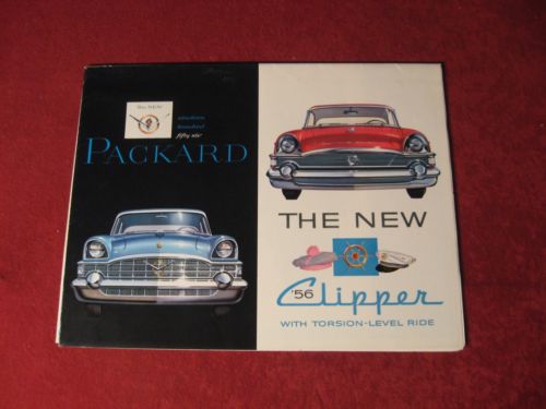 1956 Packard Salesman Dealership Brochure Old Booklet Original Vintage ...