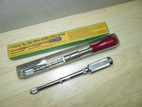 Stanley Yankee 41 w/8 bits Push Drill & Yankee 135 A push screw driver ...