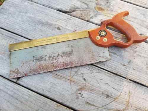Vintage Used W.Tyzack Sons & Turner LTD No.120 Tenon Saw Sheffield ...