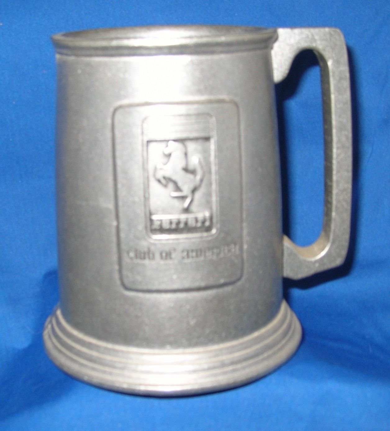 FERRARI CLUB OF AMERICA PEWTER MUG -- Antique Price Guide Details Page