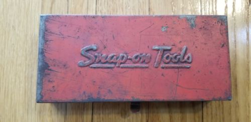 Vintage 1966 SNAP-ON TOOLS KRA-206 1/4" Drive Size Metal Tool Box ...