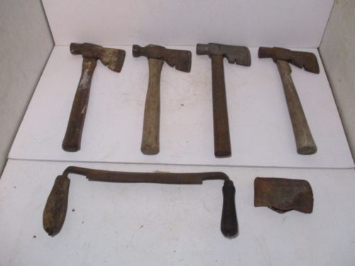 6 Plumb Victory Wood Lumber Hewing Ax Forged Antique Hatchet Tools Draw ...