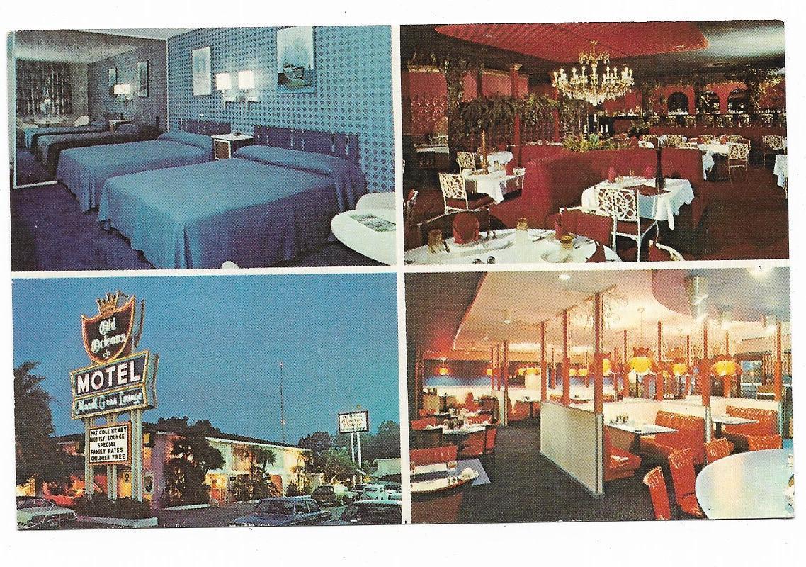Vintage Florida Chrome Postcard Old Orleans Motel Tampa Multi Scenes ...