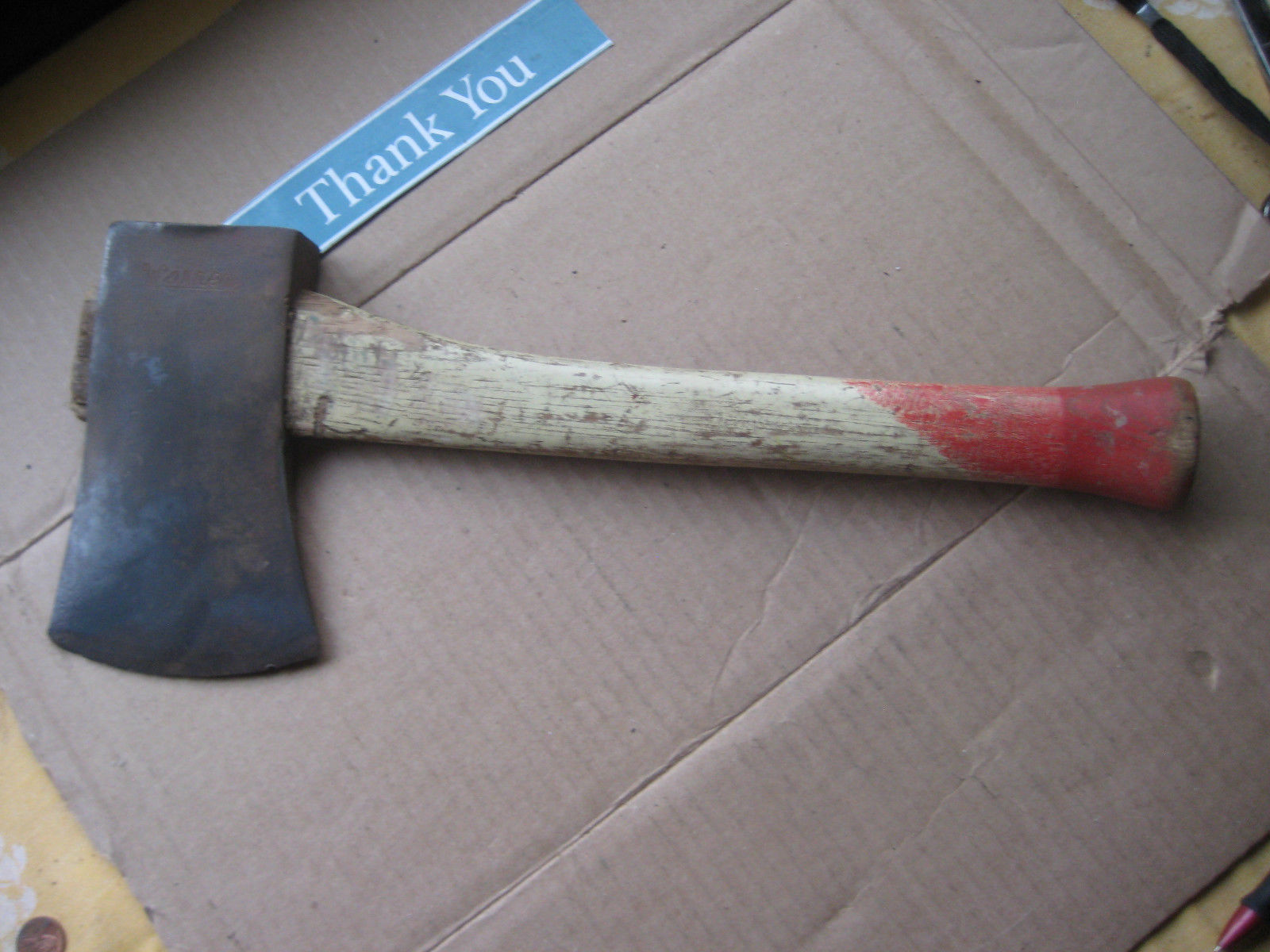 Vintage Warren Single Bit Axe 4 + Lb Including Handle 17" Length 7 ...