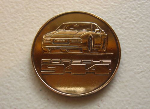 Vintage 1982 Porsche 944 Christophorus Calendar Coin -- Antique Price ...