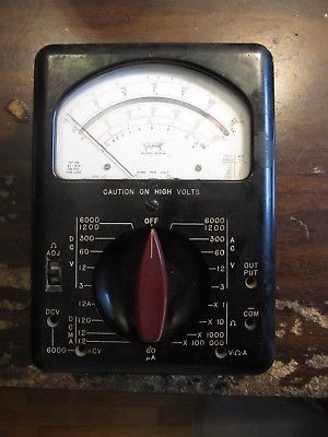 VINTAGE Triplett Model 630-A Multitester Multimeter -- Antique Price ...